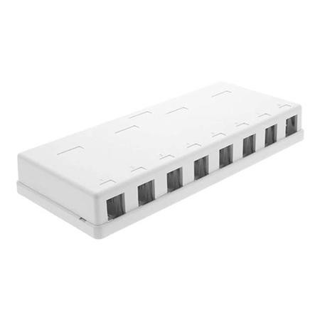 SURFACE MOUNT BOX 8 PORTS KEYSTONE