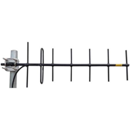 450-470 MHz 10 dBi Fully Welded Yagi 7 Element Black Yagi, integrated ...