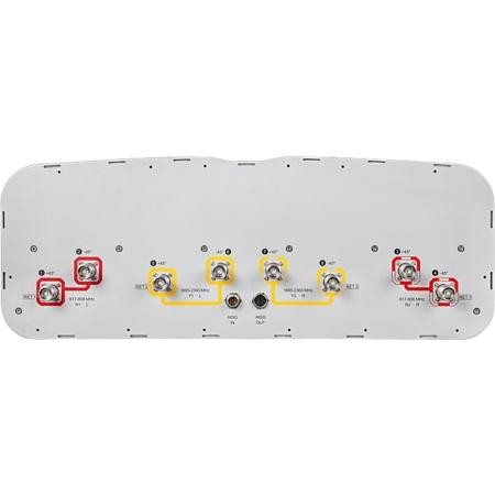 Commscope 8-port sector antenna, 4x 617-806 and 4x 1695–2360 MHz, 65Deg ...