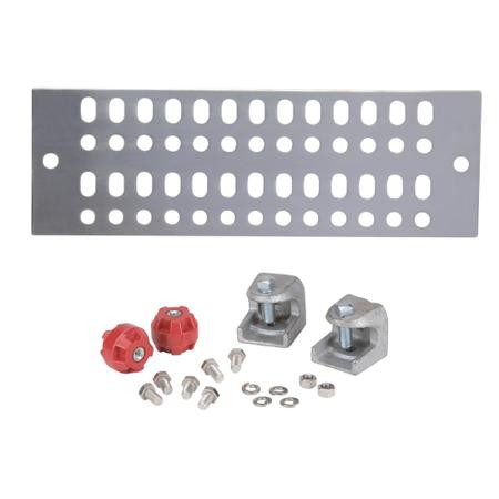 COMMSCOPE Tinned Copper Ground Buss Bar, 1/4 in x 4 in x 12 in Includes ...