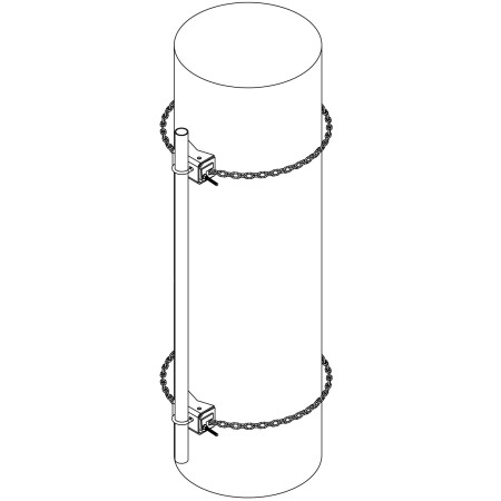 CommScope Chain Mount Kit 16 ft chain includes pipe - WirelessUnits.com