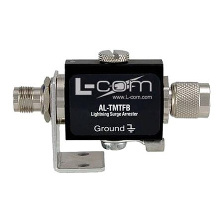 L-COM Coaxial Surge Protector, Coaxial, 5 kA, 50 ohm, Panel, 1 Pole ...