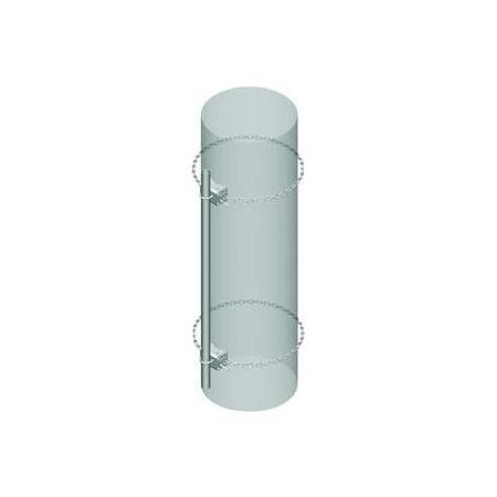 COMMSCOPE 8 ft chain mount kit with 96 in long and 2.4 in diameter ...