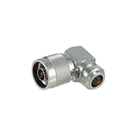 L-COM Coaxial Adapter, Compact Type N-Male / Female Right Angle ...