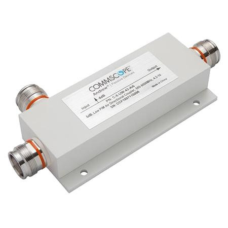 COMMSCOPE 6 dB, Air Directional Coupler, 555–6000 MHz, with 4.3-10 ...