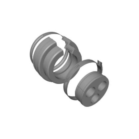 RFS 4" Feed through assemblies for 1-1/4" coaxial cable, 102 mm (4"), 1 ...