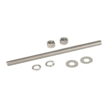 COMMSCOPE Galvanized Hardware Kit for 1/2 in or 7/8 in Double Click-on ...