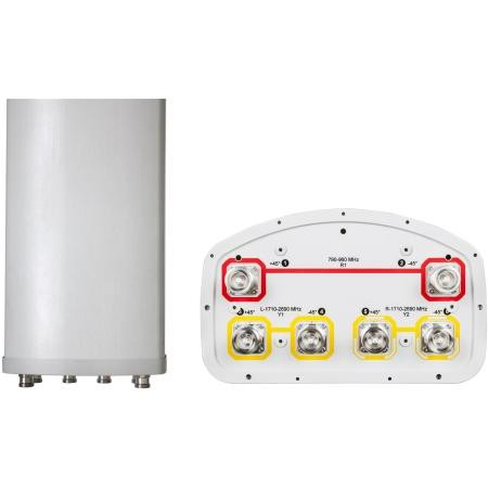 COMMSCOPE 6-port sector antenna, 2x 790–960 and 4x 1710–2690 MHz, 65Deg ...