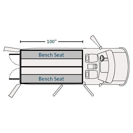 HAVIS Prisoner Transport Insert For 2015-2019 Ford Transit medium roof ...