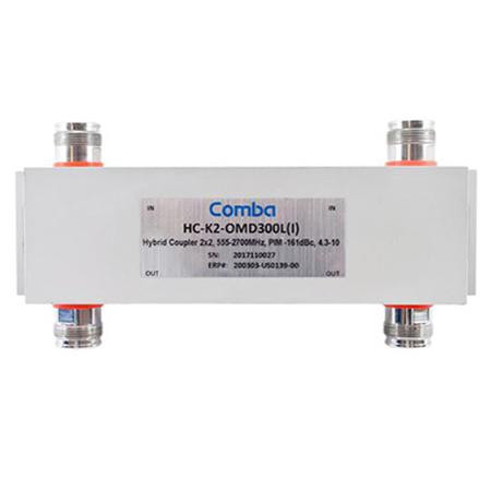 COMBA 555-2700 MHz 2x2 hybrid coupler. 300 watts. -161dBc PIM rated ...
