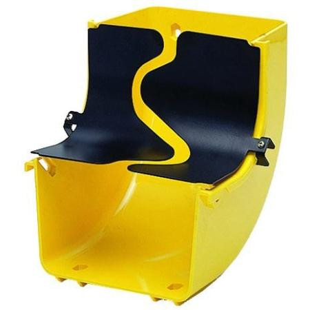 COMMSCOPE FiberGuide 90Deg Up Elbow, 4 in x 6 in, yellow ...