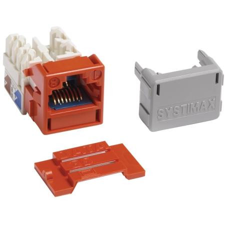 COMMSCOPE GigaSPEED X10D MGS600 Series Information Outlet, orange ...