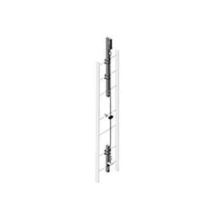 SABRE 100' Safety climb cable system equipped with arrestor and ...