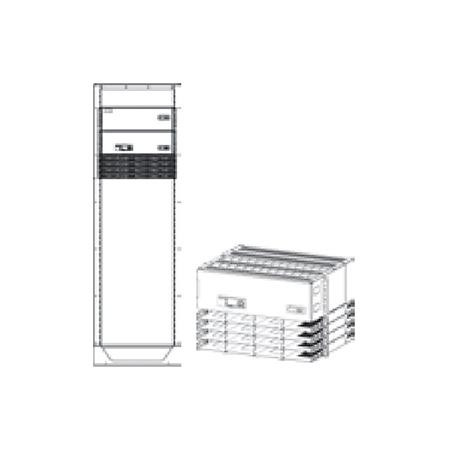 GE CRITICAL POWER 600A Infinity S Power system equipped w/8 universal ...