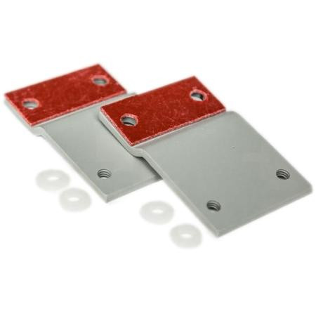 TELECT Isolated Panel Adapter with Hardware and isolation pads 3 rack ...