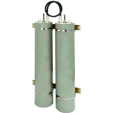 TELEWAVE 118-148 MHz Dual Bandpass Cavity Filter, 5 in diameter 1/4 ...