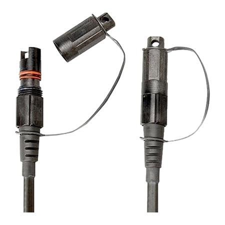 COMMSCOPE RealFlex Fiber Optic Drop Cable, hardened full-size to SC/APC ...