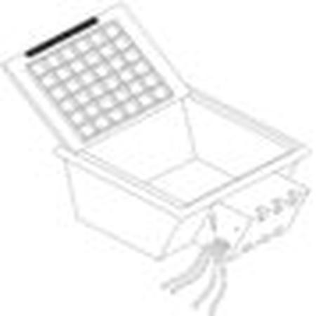 VENTEV Access Floor Box with Integrated 5/6 dBi WiFi Junction Box Ant with 6 RPSMA Male ...