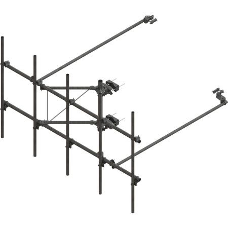COMMSCOPE SFG2C, Tower Sector Frame with 12' x 2-7/8 face, (4) 2-3/8 x ...