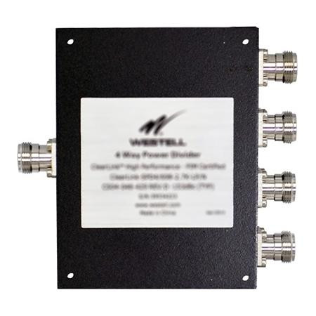 WESTELL 4Way Low Power Splitter, 600-6000MHz, 161dBc, 4.3-10 female . - WirelessUnits.com