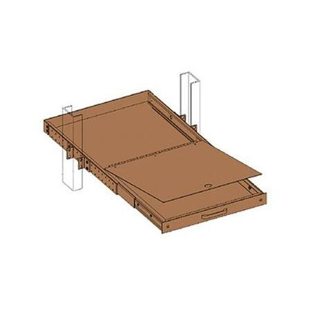 TELECT 19" Storage Tray with Slide-Out Writing Surface. Maximum load ...