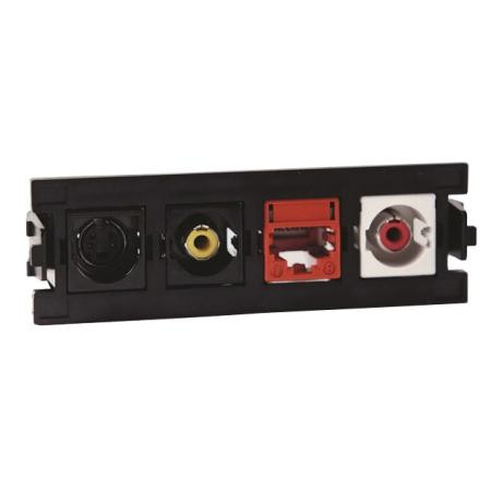 COMMSCOPE G2 Multimedia Outlet Bezel for G2 Modular Shelf ...