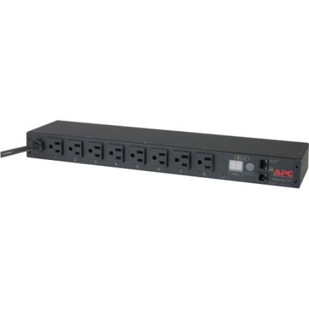 APC Metered rack mount 8 outlet surge suppressor. 12 ft power cord ...