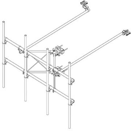 COMMSCOPE SFG2B, Tower Sector Frame with 12' x 2-3/8 face, with ...