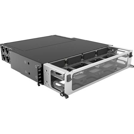 COMMSCOPE High Density 2U modular cassette sliding Panel, accepts (8 ...