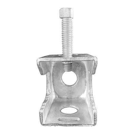 COMMSCOPE Galvanized Steel Angle Adapter, universal, snap-in, 3/4 in ...