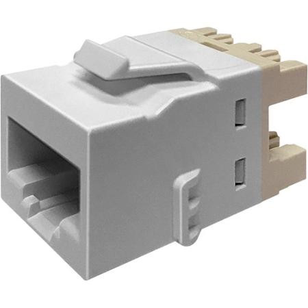COMMSCOPE KJ Series Keystone Modular Jack, category 5e, gray ...