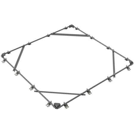 COMMSCOPE Four Sector Top Rail Kit, 14 ft 6 in face Drop ship only ...