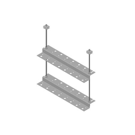 COMMSCOPE Trapeze Kit for 24" wide waveguide bridge kit. 2 rungs. 3/4 ...