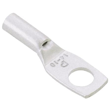 PANDUIT Copper Compression Lug, 1 Hole, #10 AWG, Long Barrel with ...