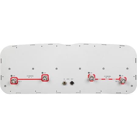 COMMSCOPE 4-port sector antenna, 4x 617–806 MHz, 65 deg HPBW, 1x RET ...