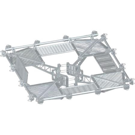 VALMONT 10ft Fortress Quad-Platform Mount w/Walkways - WirelessUnits.com