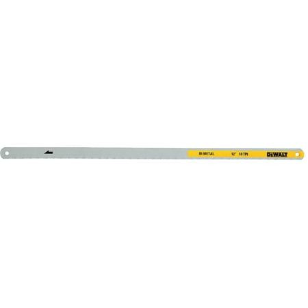 DEWALT Bi-Metal Hacksaw Blade for Metal, 18 TPI, 12in Blade Length ...