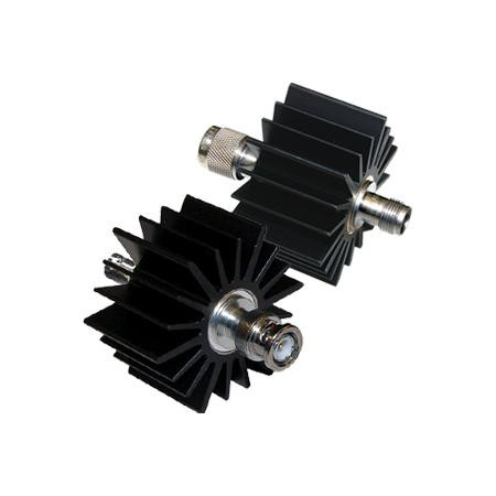 BIRD RF coaxial attenuator. 10 watts, 6dB nominal attenuation. Female N ...