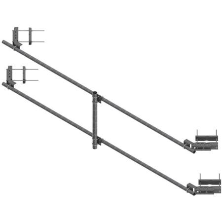 COMMSCOPE Tower Face Mount with dual 20 ft x 3-1/2 in OD face pipe ...