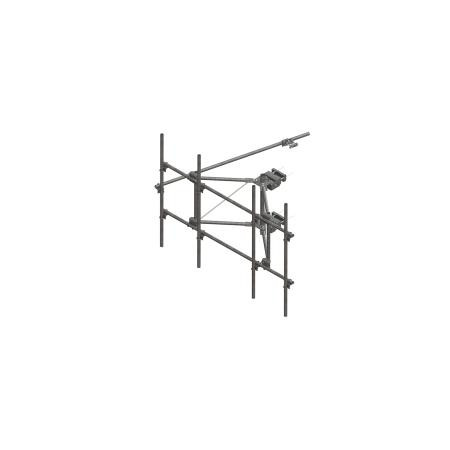 COMMSCOPE SFG2C, Guy Tower Sector Frame with 12' x 2-7/8 face, (4) 2-3/ ...