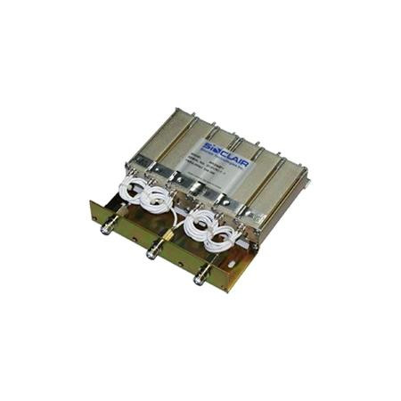 SINCLAIR 148-160 MHz Mobile Duplexer. Notch (reject) type. Six cavity ...