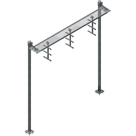 VALMONT Safety Grated Waveguide Bridge Kit, 12 in x 10 ft, with two ...