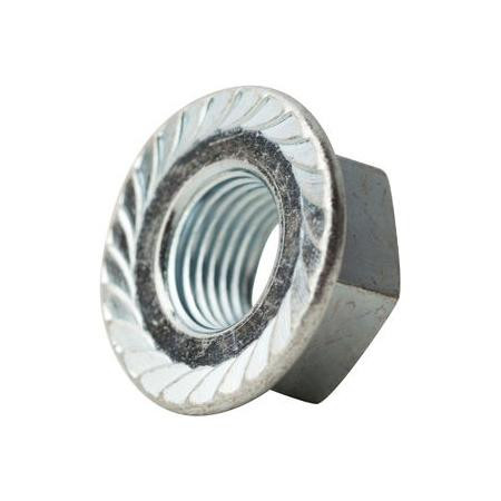 FASTENAL 5/16"-18 Zinc Fin Cs Hardened Serrated Flange Nut 100 Pack ...