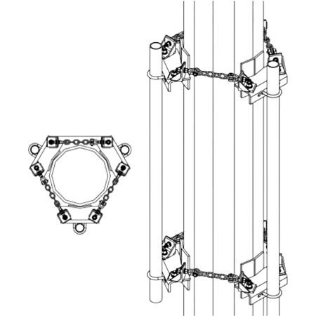 COMMSCOPE Chain Mount Kit for up to 60" OD poles - WirelessUnits.com