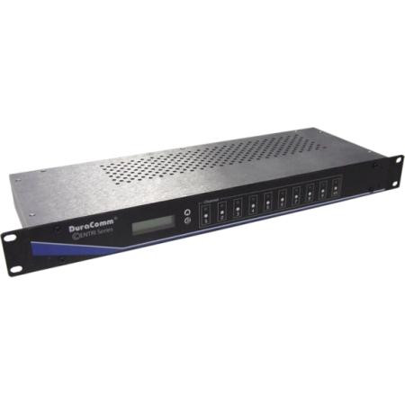 DURACOMM Rack Mount E-Fuse DC Distribution Panel, 5 to 58 VDC Inout ...
