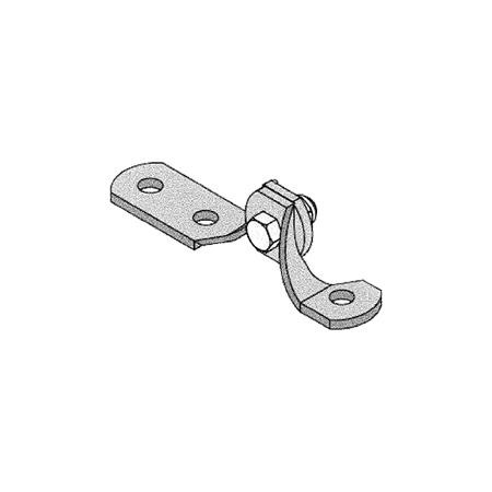 ALL PRO FASTENERS Three hole adjustable hinge zinc plated ...