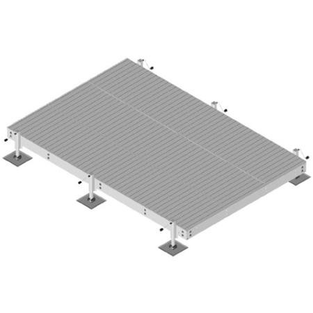 COMMSCOPE Equipment Platform, 10 ft x 12 ft, base with six adjustable ...