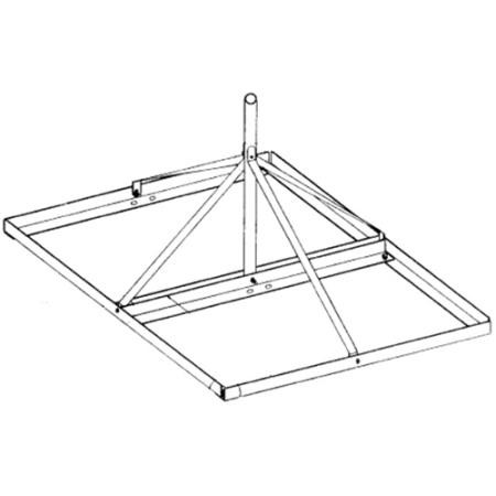 ROHN Frame and hardware kit for Non-Penetrating Roof Mount. Includes ...