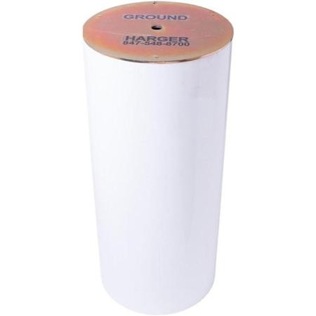 HARGER PVC ground inspection well. 8" dia x 24" long. Use to provide ...