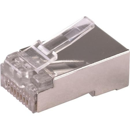 SIMCONA RJ45 Crimp connector with load bar for stranded or solid ...
